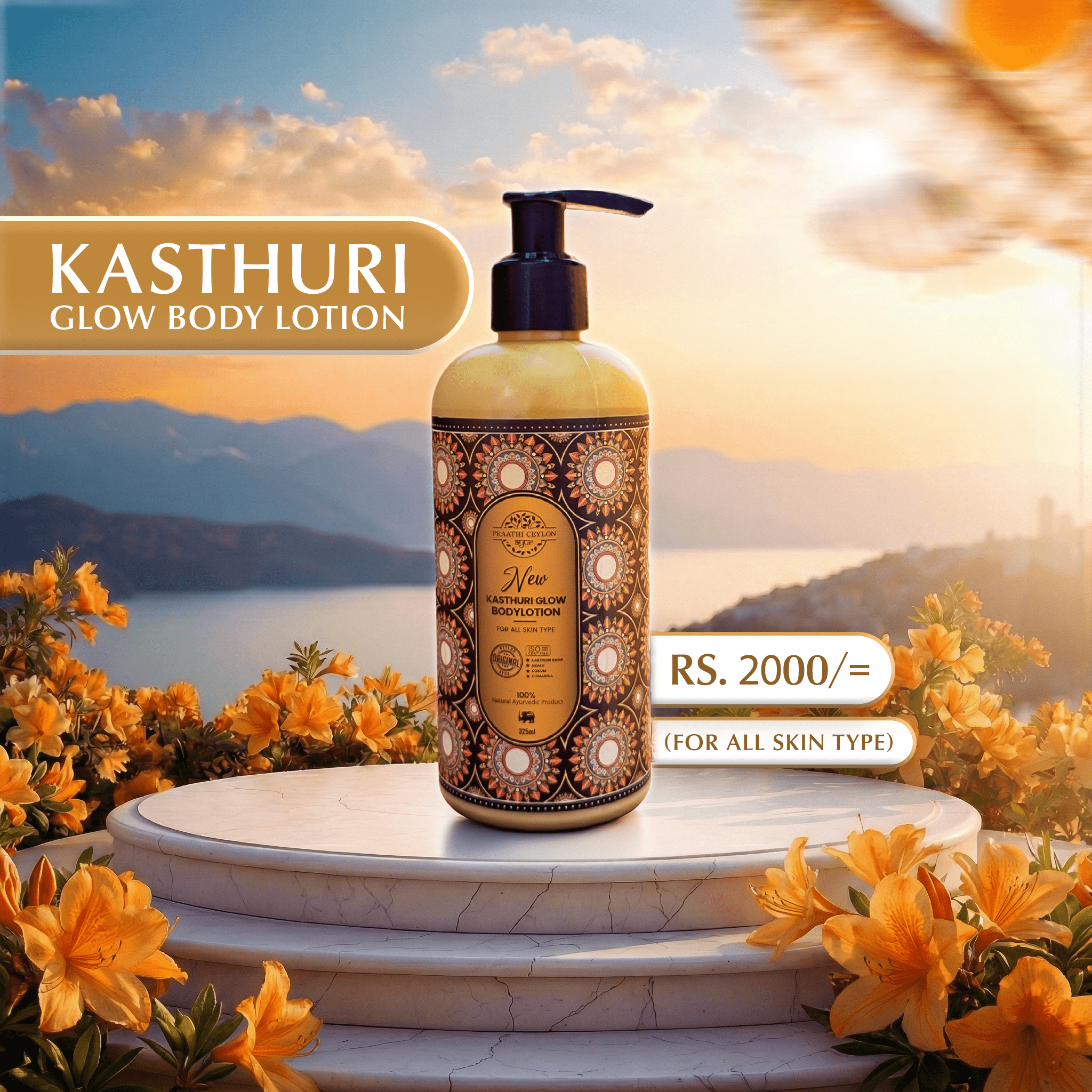 Kasthuri Glow Body Lotion – Praathi Ceylon Ayur