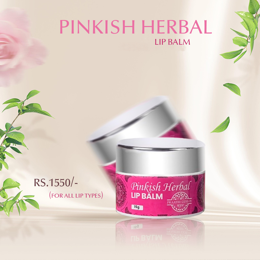 Pinkish Herbal Lip Balm – Praathi Ceylon Ayur